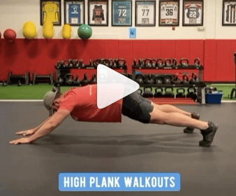 High Plank Walkouts - Movement As Medicine